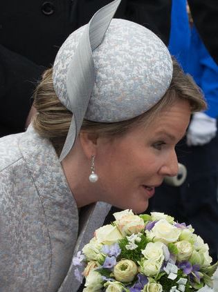 Queen Mathilde Launches Ship | Royal Hats