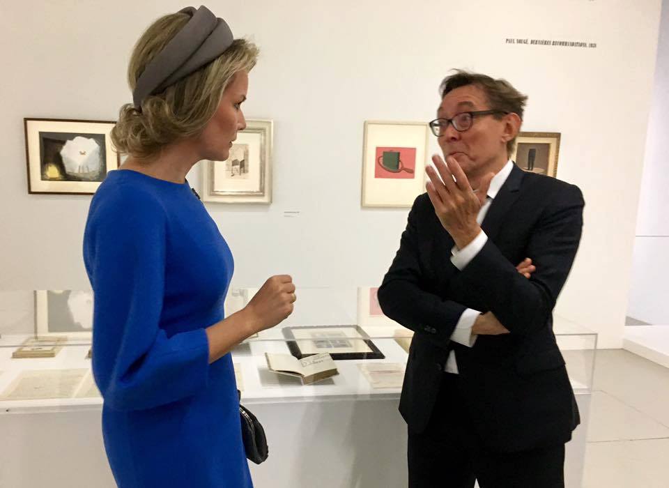 Queen Mathilde Visits Magritte Exhibition | Royal Hats